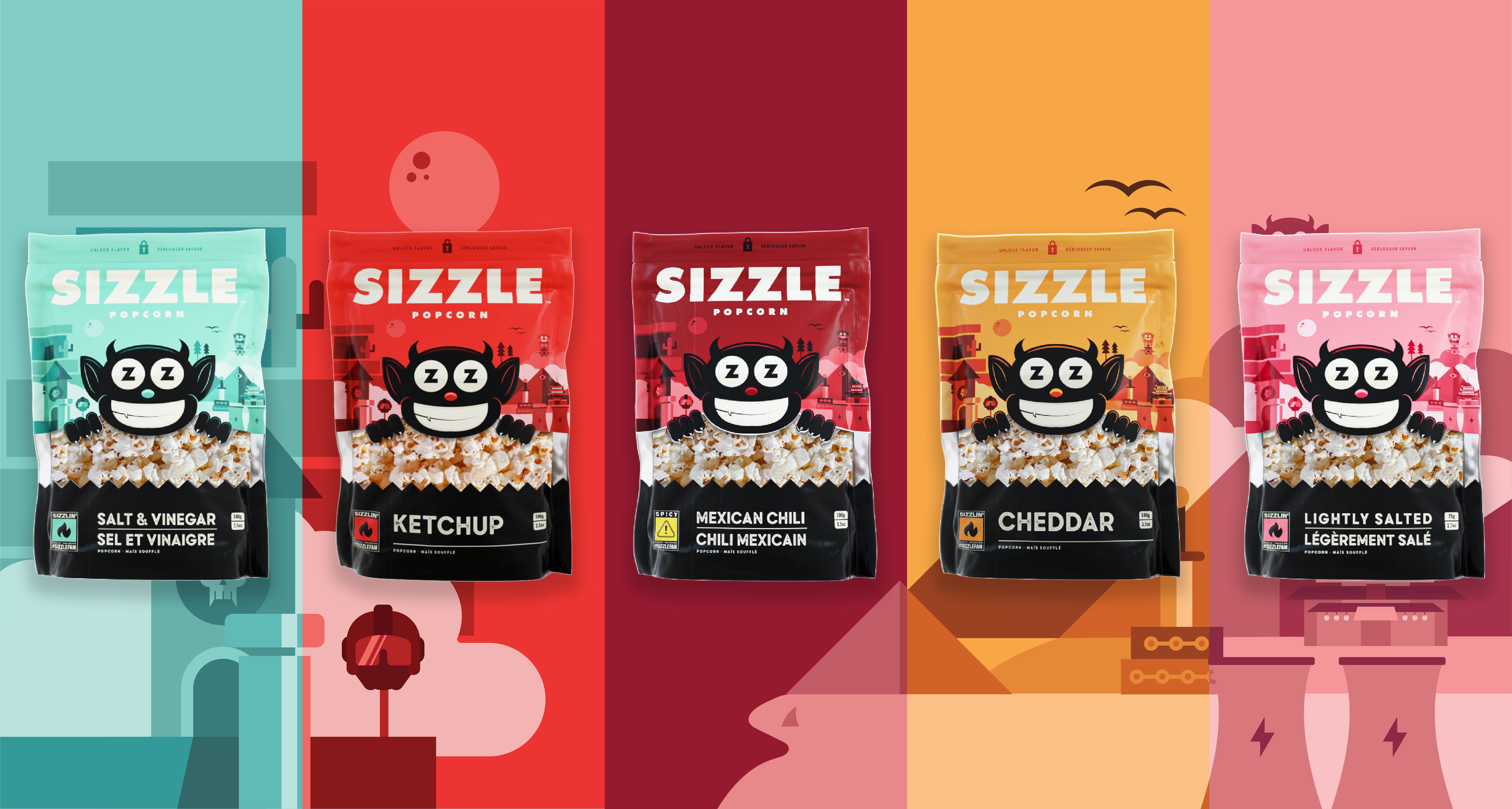 Sizzle Popcorn | Gaming and Streaming Popcorn Packages