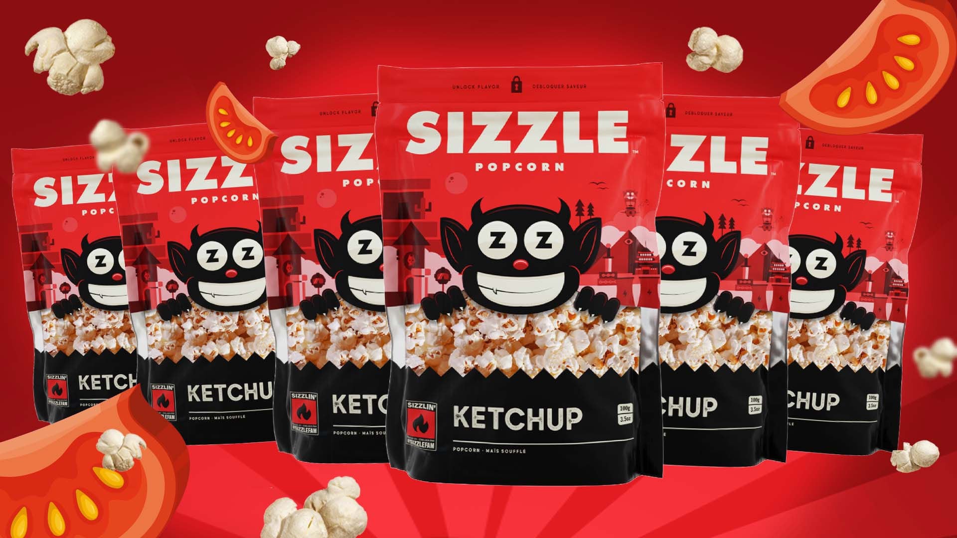 One Flavor Sizzle Popcorn 6-Packs